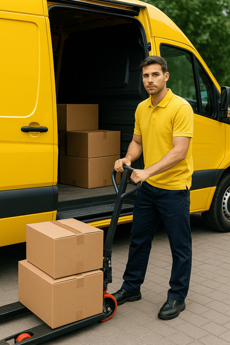 Lucky Van – courier services: Short wheelbase van with driver ...